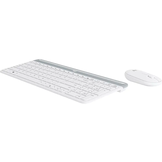 Buy Logitech Slim Wireless Keyboard and Mouse Combo MK470 White - Simpos